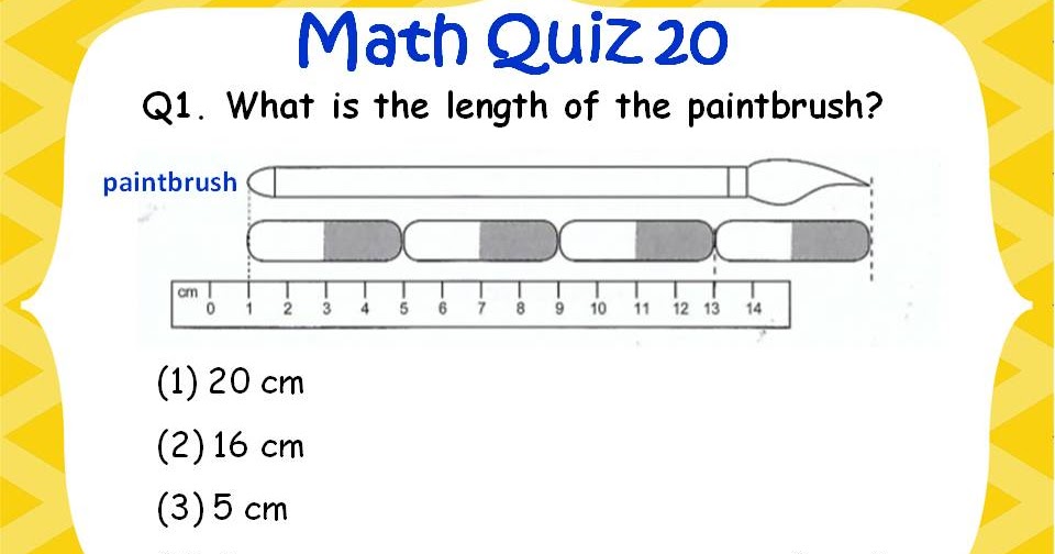 P2A Class Blog: Math Quiz 20