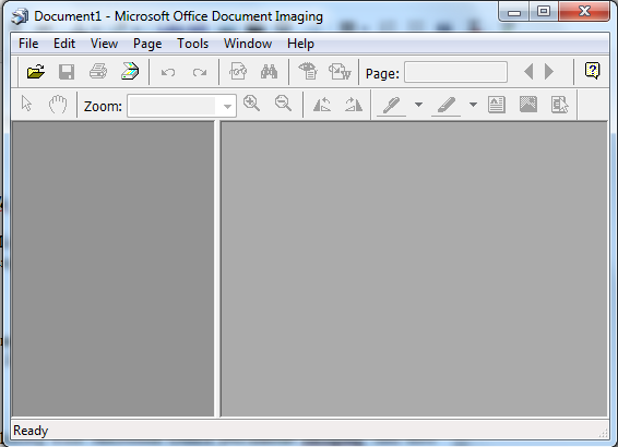 Cách mở file .mdi bằng Microsoft Office Document Imaging trong Microsoft Office 2007