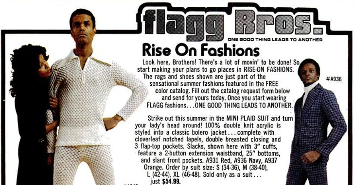 Flagg Bros Couture: Vintage Platform Shoes and Super Fly Suits Adverts ...