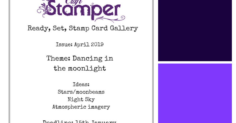 Craft Stamper Magazine: Art Call: Ready Set Stamp