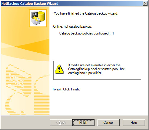 Symantec NetBackup 7.5 - Create a Catalog backup Policy - ITzGeek
