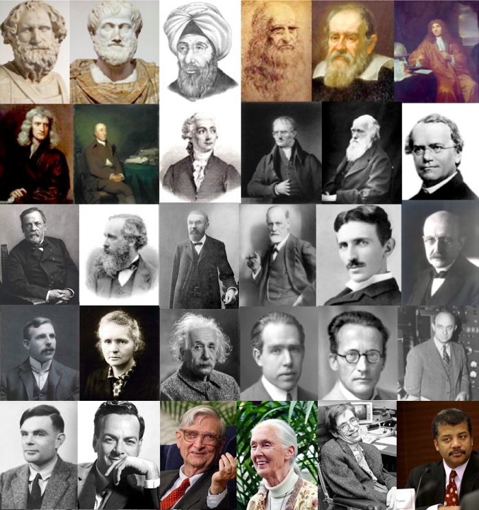 Science, Reason and Logic Rule: Great scientists
