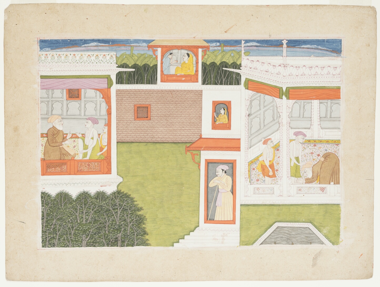Atelier of india: Fattu and His large Guler Basohli Bhagavata purana