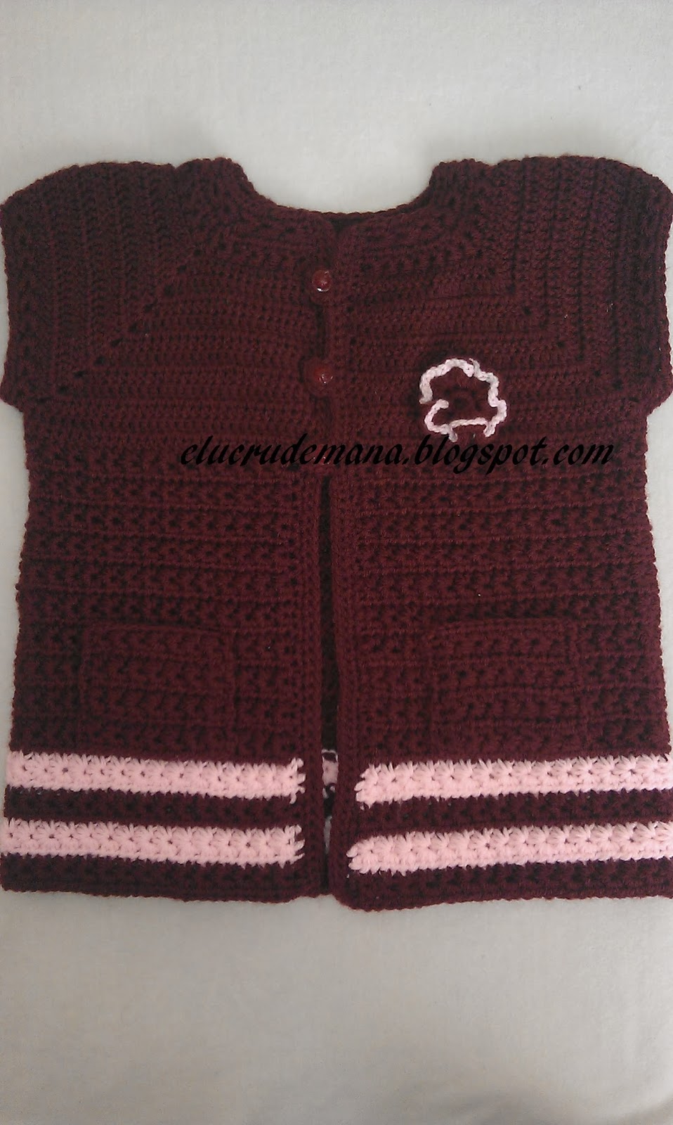 eLucru de mana: Vesta crosetata