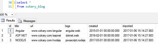 SQL Server BCP Import Skip and Map Columns Using Views ~ Ozkary ...