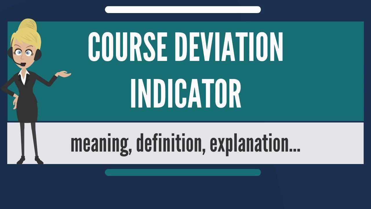 Course deviation indicator