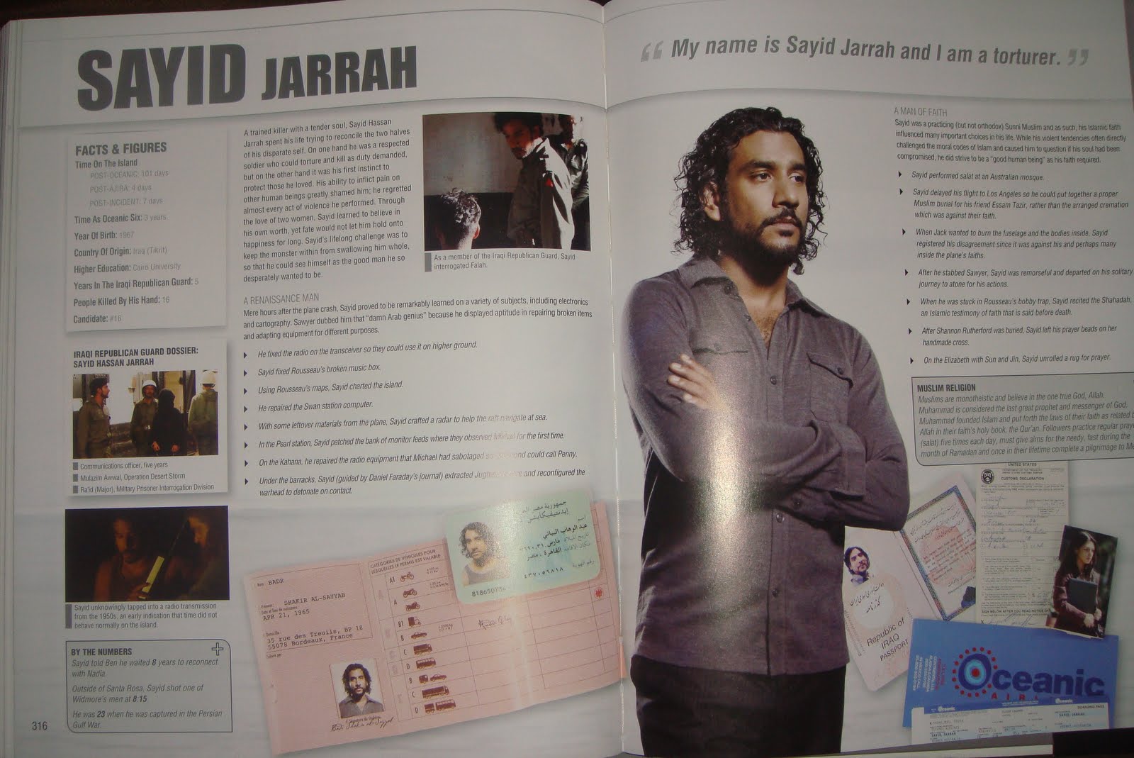 My Journey Through The LOST Encyclopedia: Sayid Jarrah