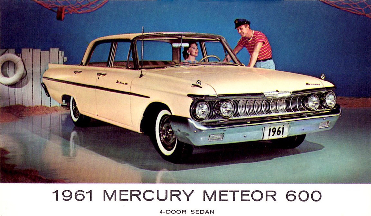 transpress nz: 1961 Mercury Meteor 600 advert