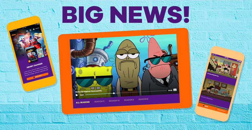 NickALive!: Nickelodeon USA Unveils Nick.com and the Nick App Updates