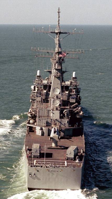 Virginia class nuclear-powered cruisers of the United States Navy