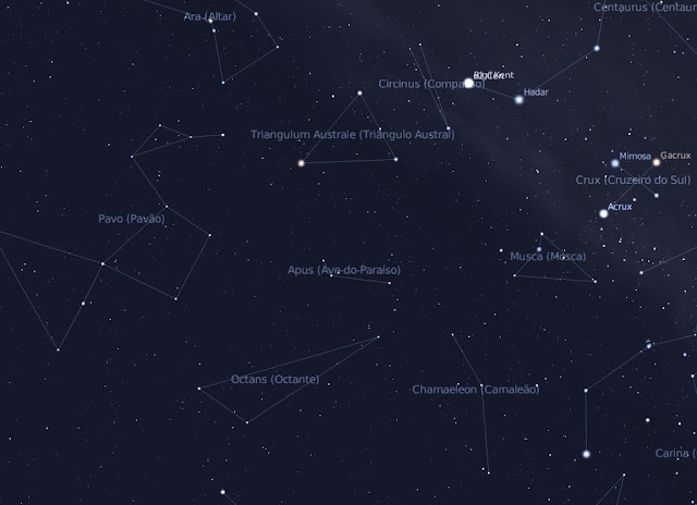 Astronomia: Apus ( Ave do Paraíso )