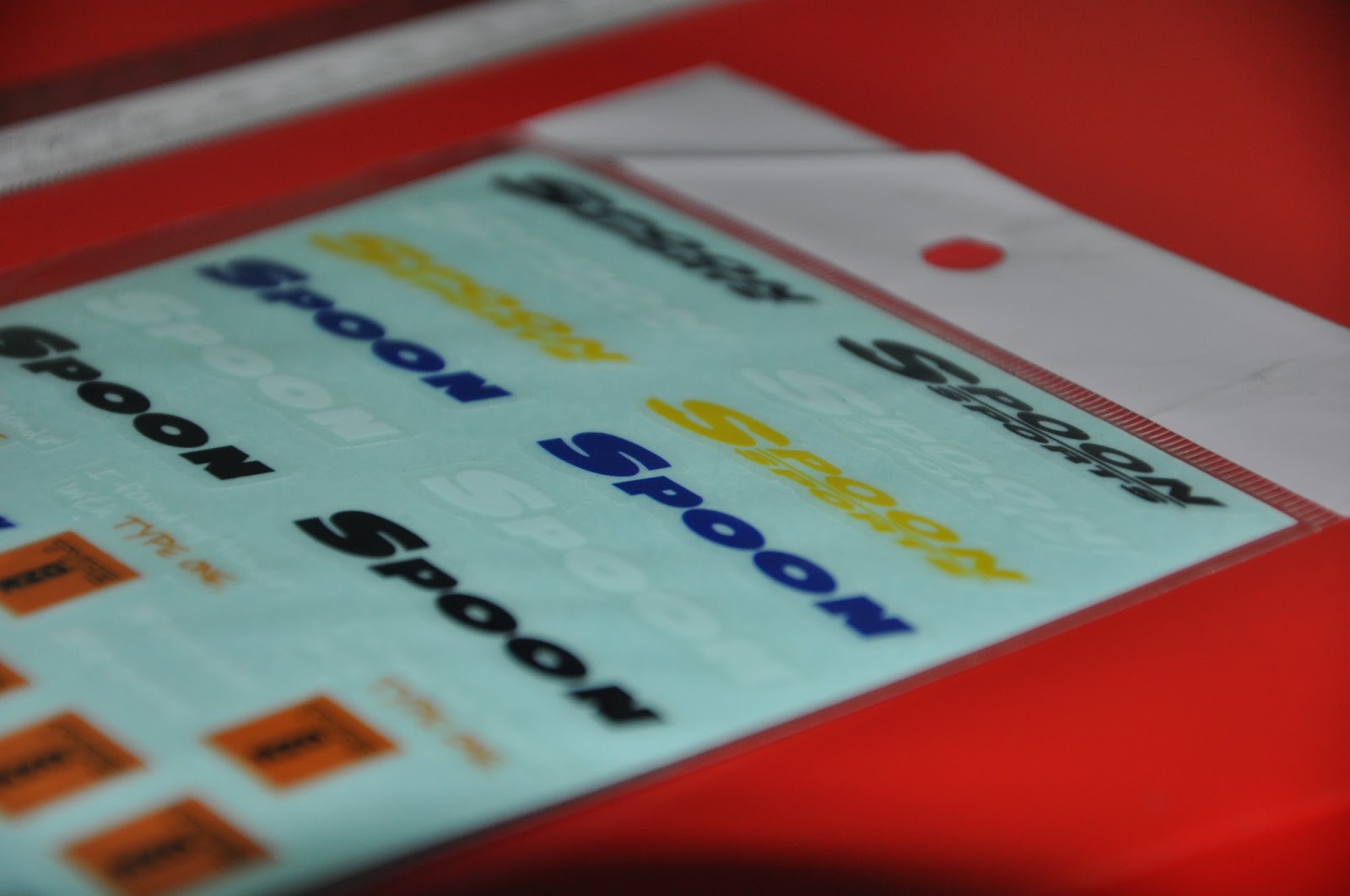 Spoon Sport and Type One - Mini Sticker - Autodecals Racing Store Online