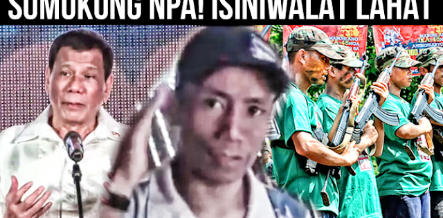NPA na NANIWALA kay DUTERTE at SUMUKO sa GOBYERNO! ISINIWALAT KAHAYOPAN ...