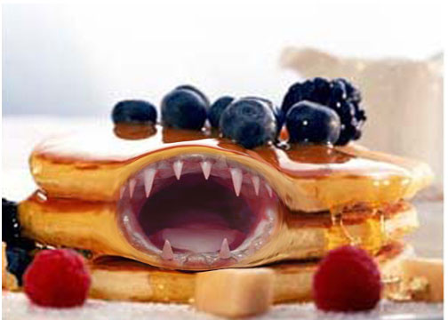 Design: Angry Pancakes and Frog Tongue