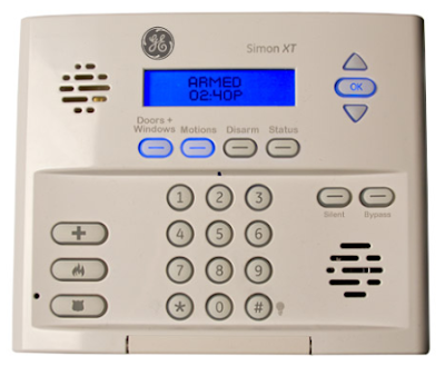 Security Home System: control panel