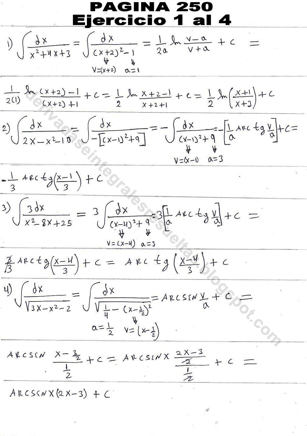 Ejercicios Resueltos De Integrales Del Libro De Granville - Libros Famosos