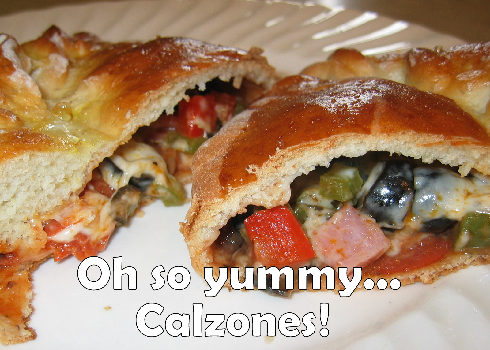 Pink Cookies with Sprinkles: Calzones...adding FUN to dinner!
