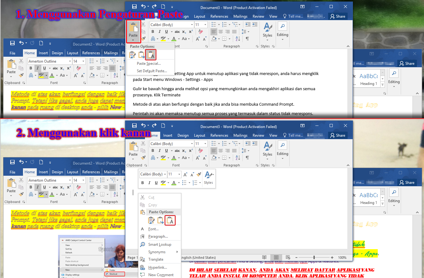 Cara Copy dan Paste Banyak Pilihan Teks di Microsoft Word ...