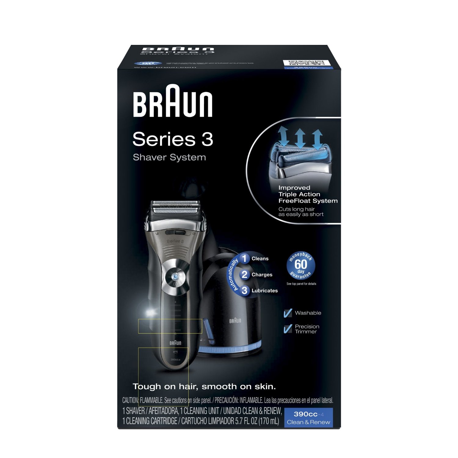 best electric shaver men: Braun 3Series 390CC-4 Shaver