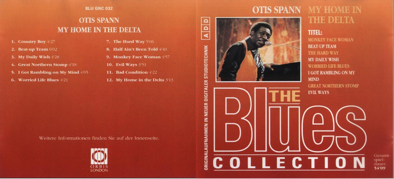 Chia sẻ nhạc Lossless & Lossy: The Blues Collection 32 - Otis Spann ...