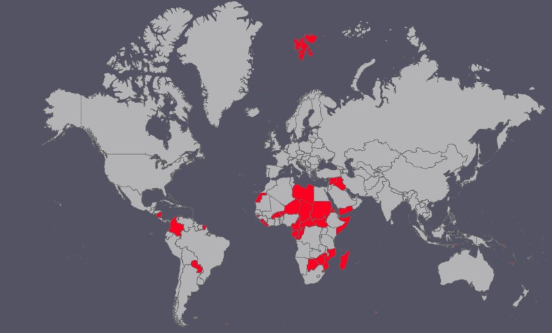 MY POSTCARD-PAGE: Missing countries