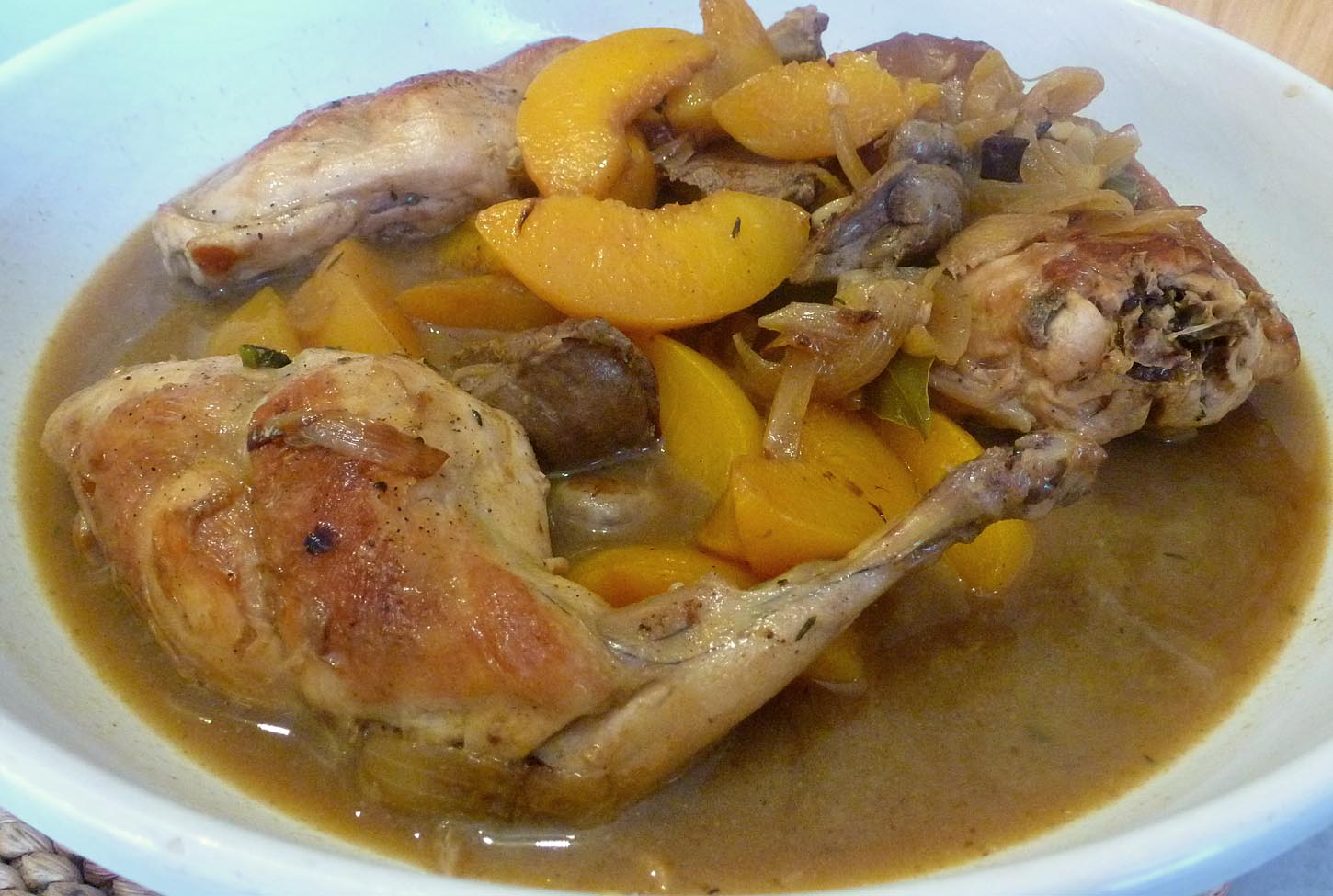 Living the life in Saint-Aignan: Sweet and savory sauteed rabbit with ...