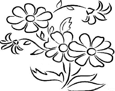 IMAGINI cu buchete si coronite de FLORI de colorat :: Fise de lucru ...