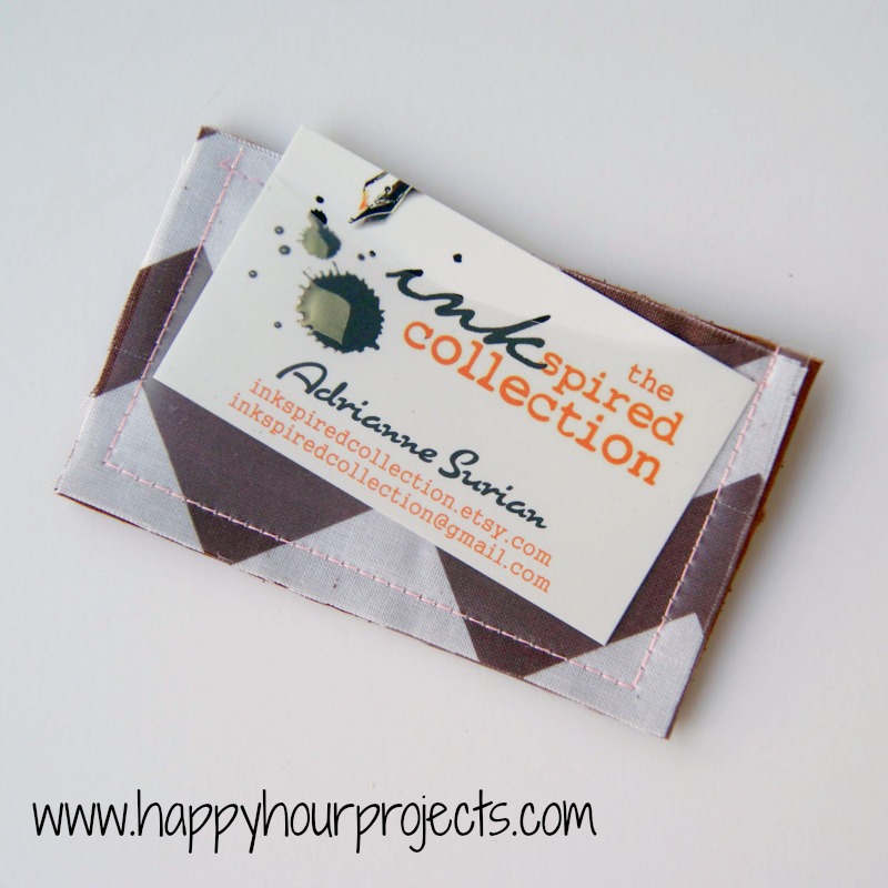 Scrappy Business Card Holder - Happy Hour Projects