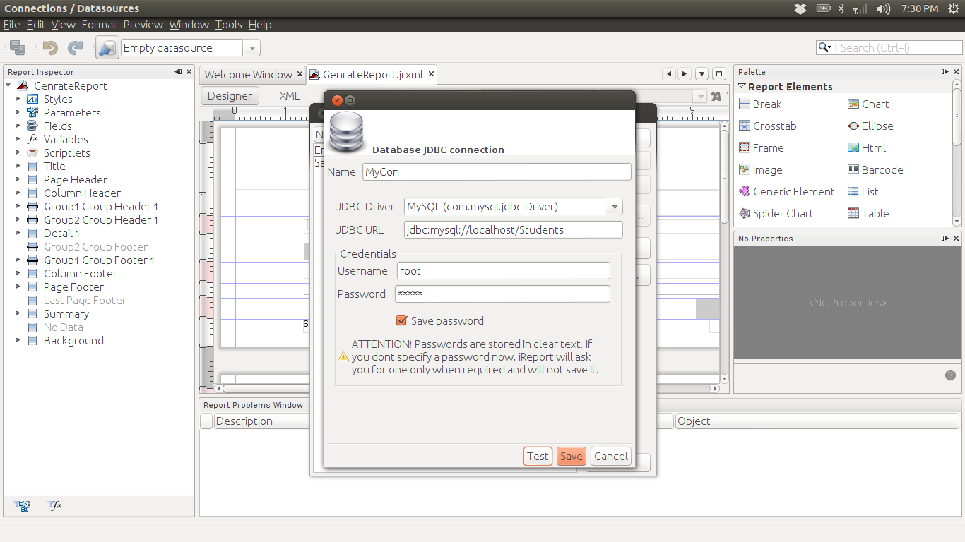 Insight: How to show a Jasper report in your web page in PDF format