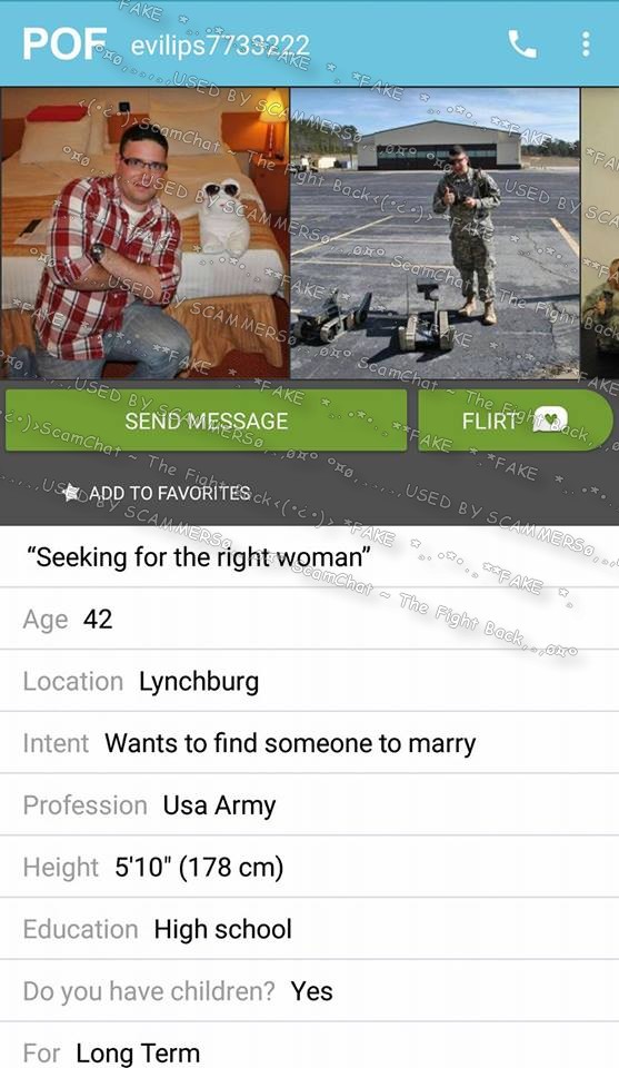 ScamHaters United .. Visit us also on Facebook and Instagram : DATING ...