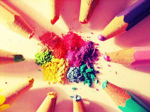 Gorgeous: Rainbow-coloured stuff