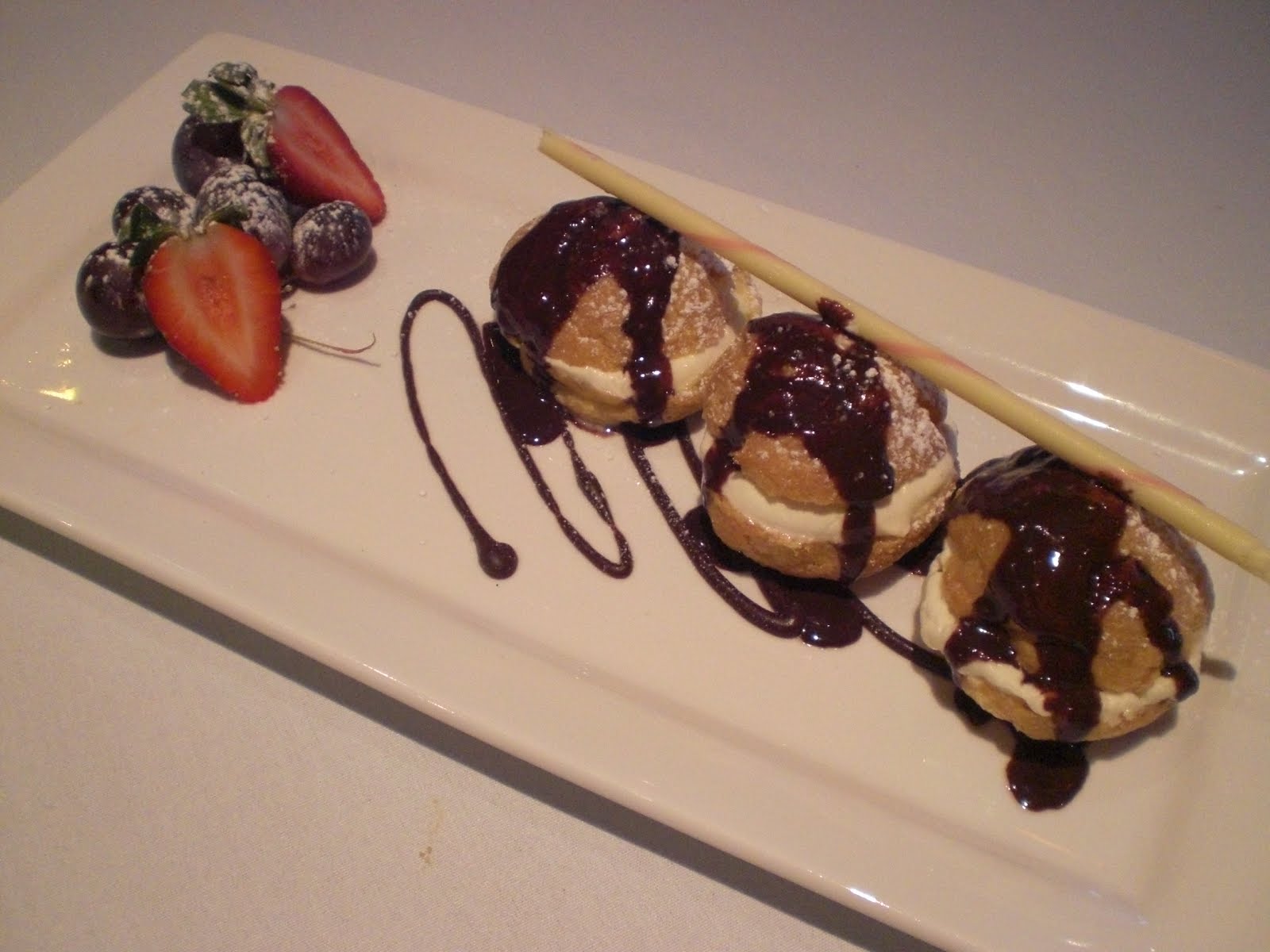 "The eyes eat first."