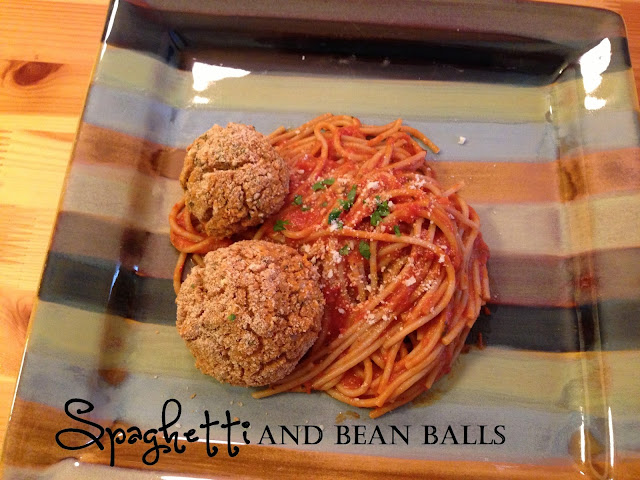 Simply Natural and Fabulous: Spaghetti & Bean Balls