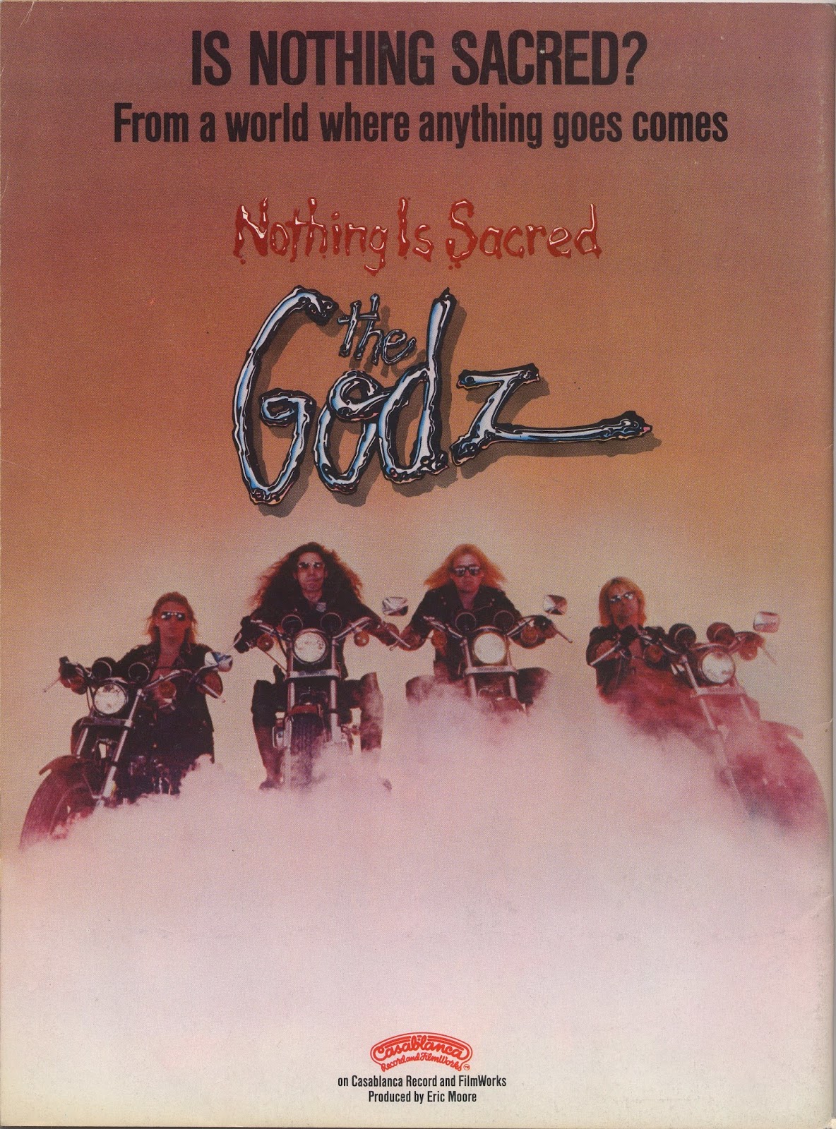 Classic Rock Album Ads: The Godz - Nothing Is Sacred