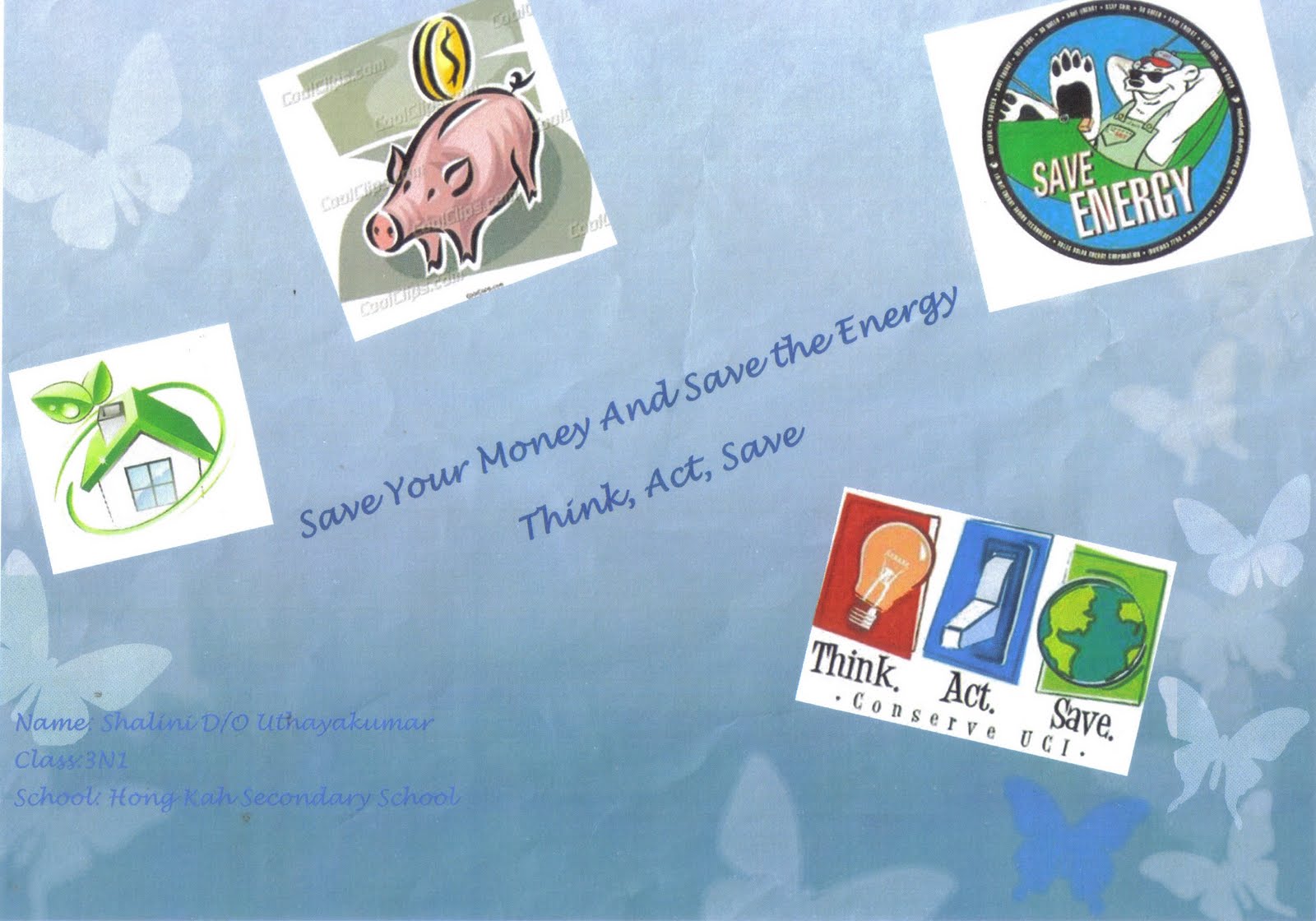 Energy Conservation In School Posters