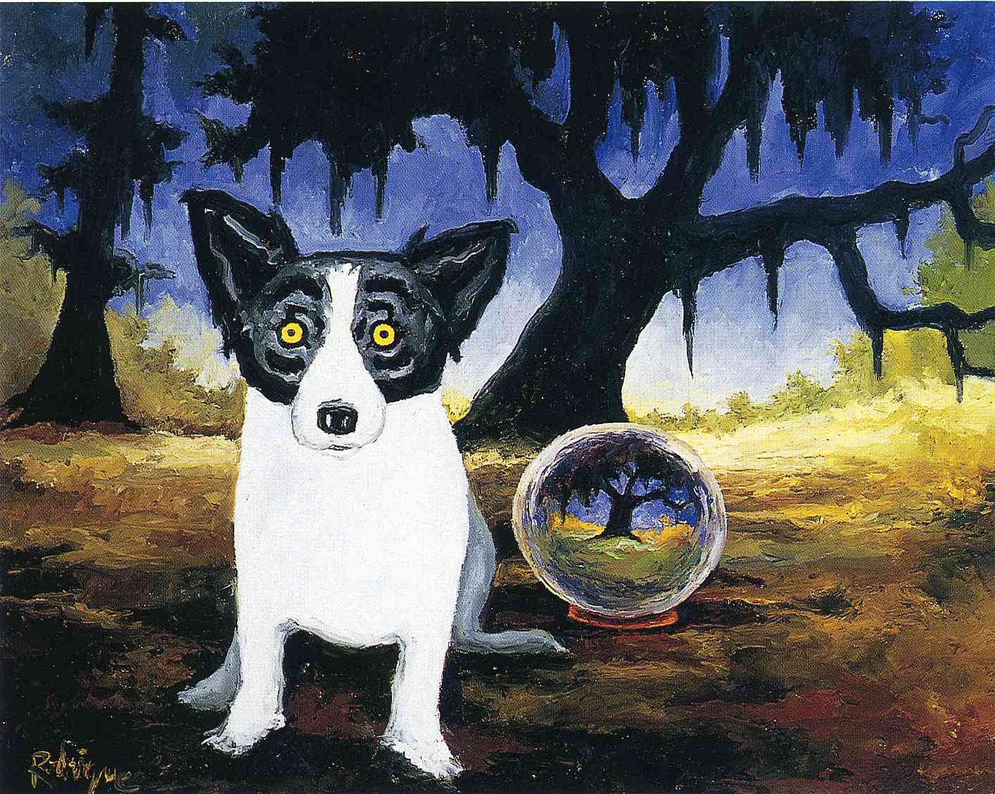 ART NOWA: George Rodrigue blue dog
