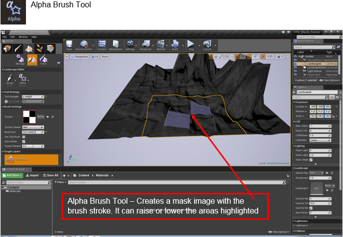 UE4 Terrain and Landscape | OnlineDesignTeacher