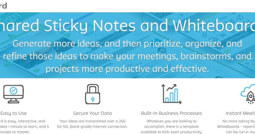 What DL is happening?: Shared Sticky Notes and Whiteboards