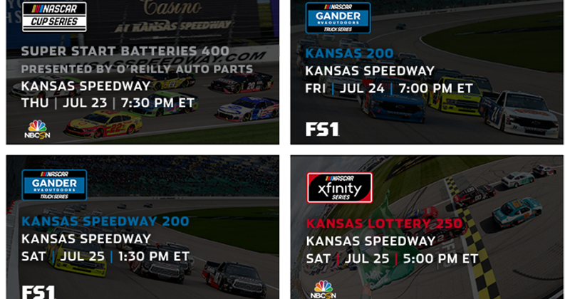 NASCAR Race Mom: Week of Kansas Speedway, July 20-25, 2020