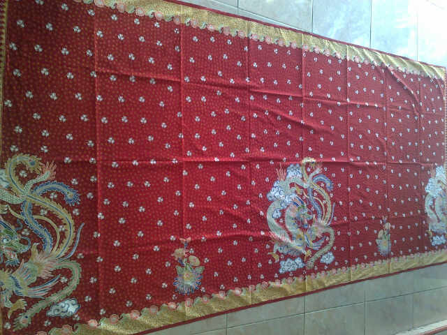 Batik Lasem Naga Emas: Motif Naga & Burung Hong