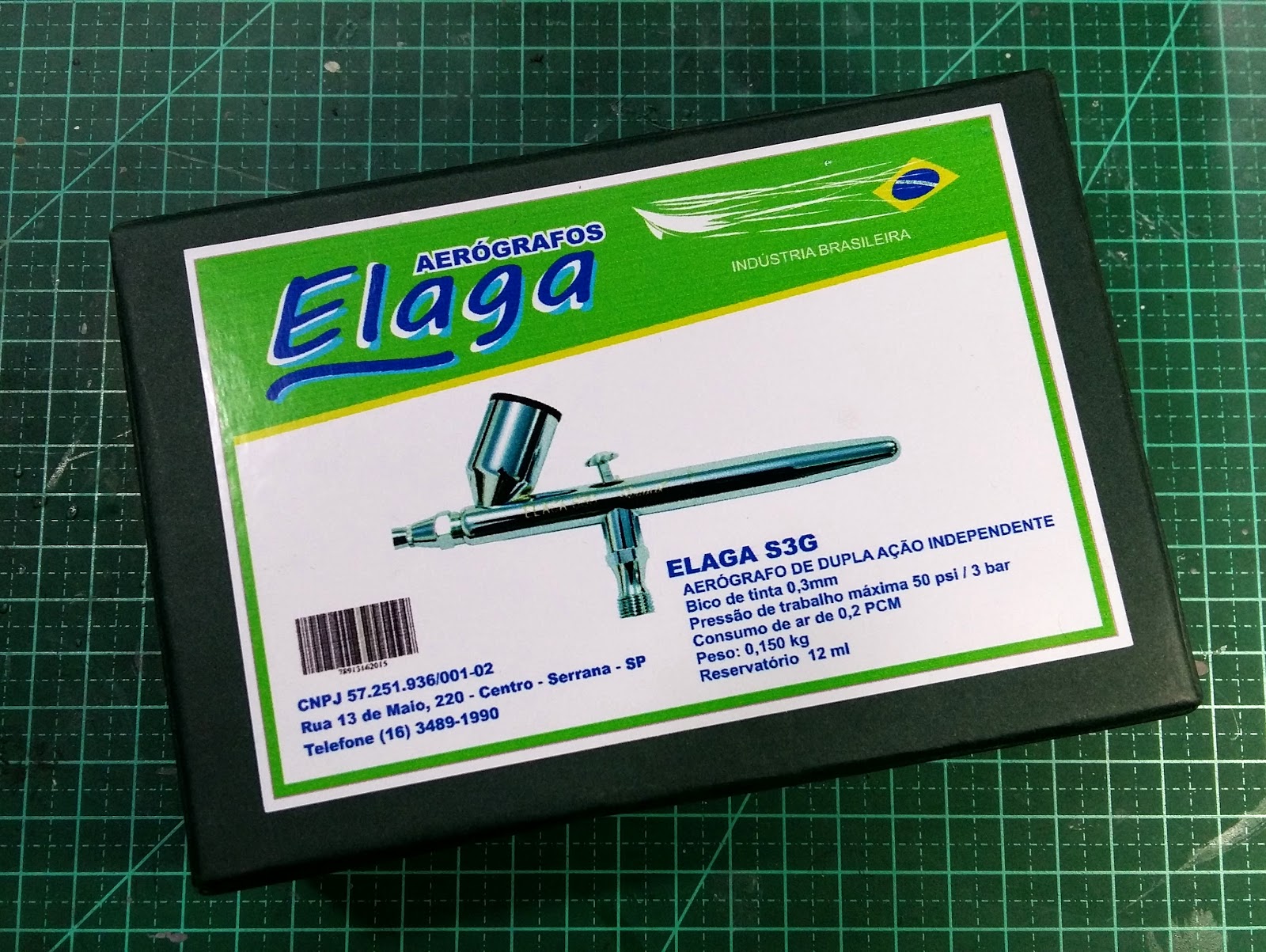 Review: Aerógrafo / Airbrush Elaga S3G