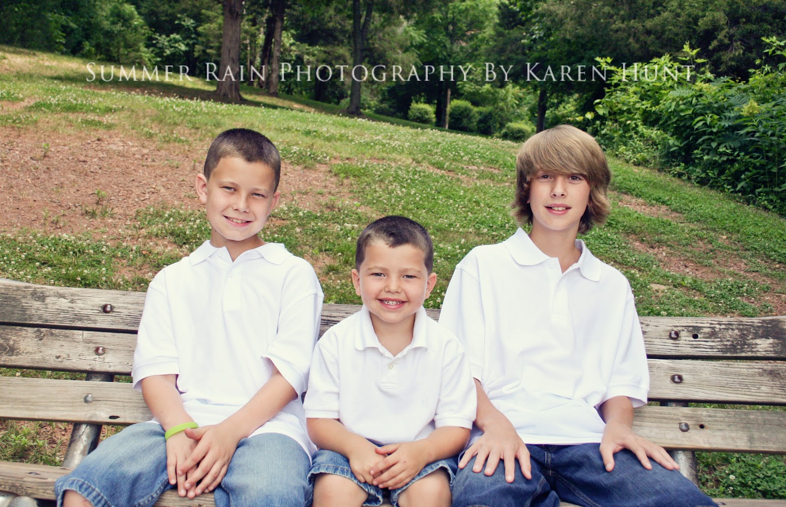 Summer Rain Photography by Karen Hunt : The Utterback Family