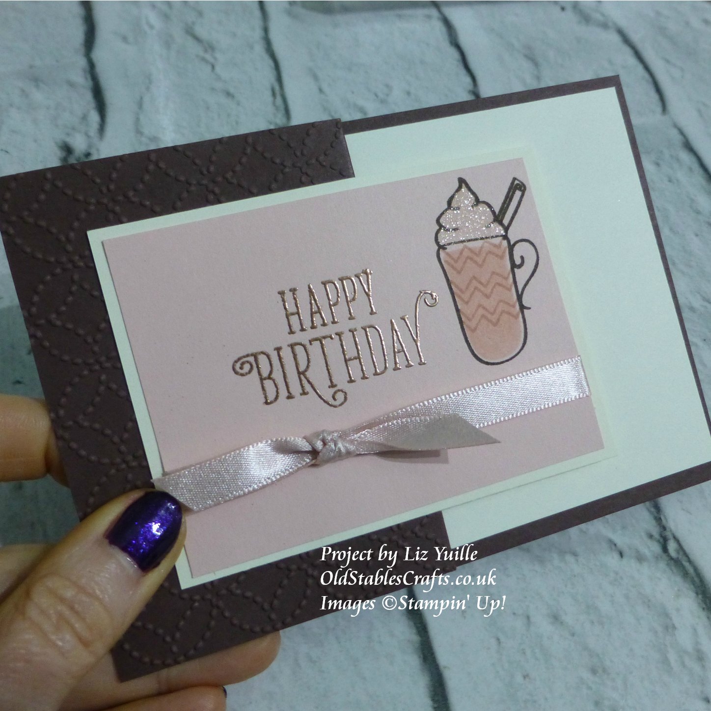 Happy Birthday Gorgeous meets Hug in a Mug - #201 - Old Stables Crafts