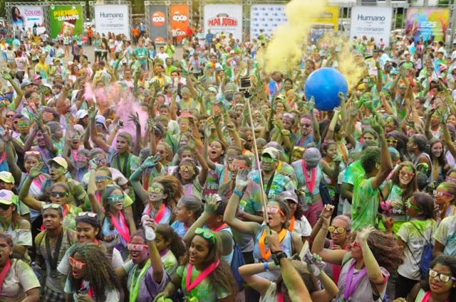 Color Vibe 5K Santo Domingo llena de color a miles de dominicanos ...