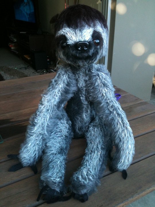 Tricky Hickson's Sew Awesome Blog: Creepy sloth baby FTW