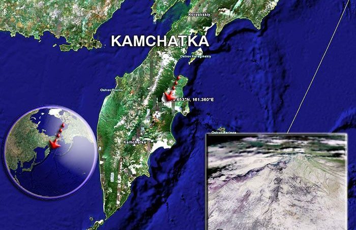 The birth of Modern Man: SHIVELUCH VOLCANO ERUPTS TO 36,000 FEET (11 KM)