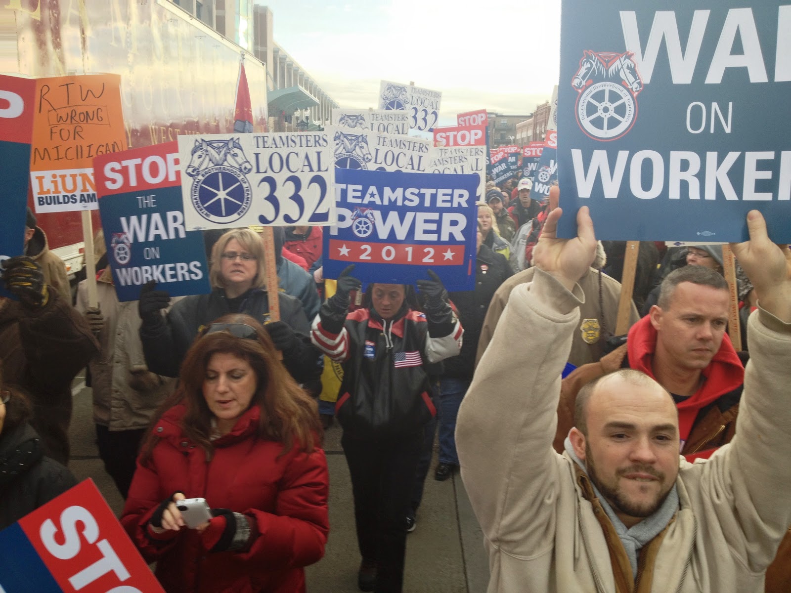Teamster Nation: Hoffa to Michigan Teamsters: We will defeat Right to ...