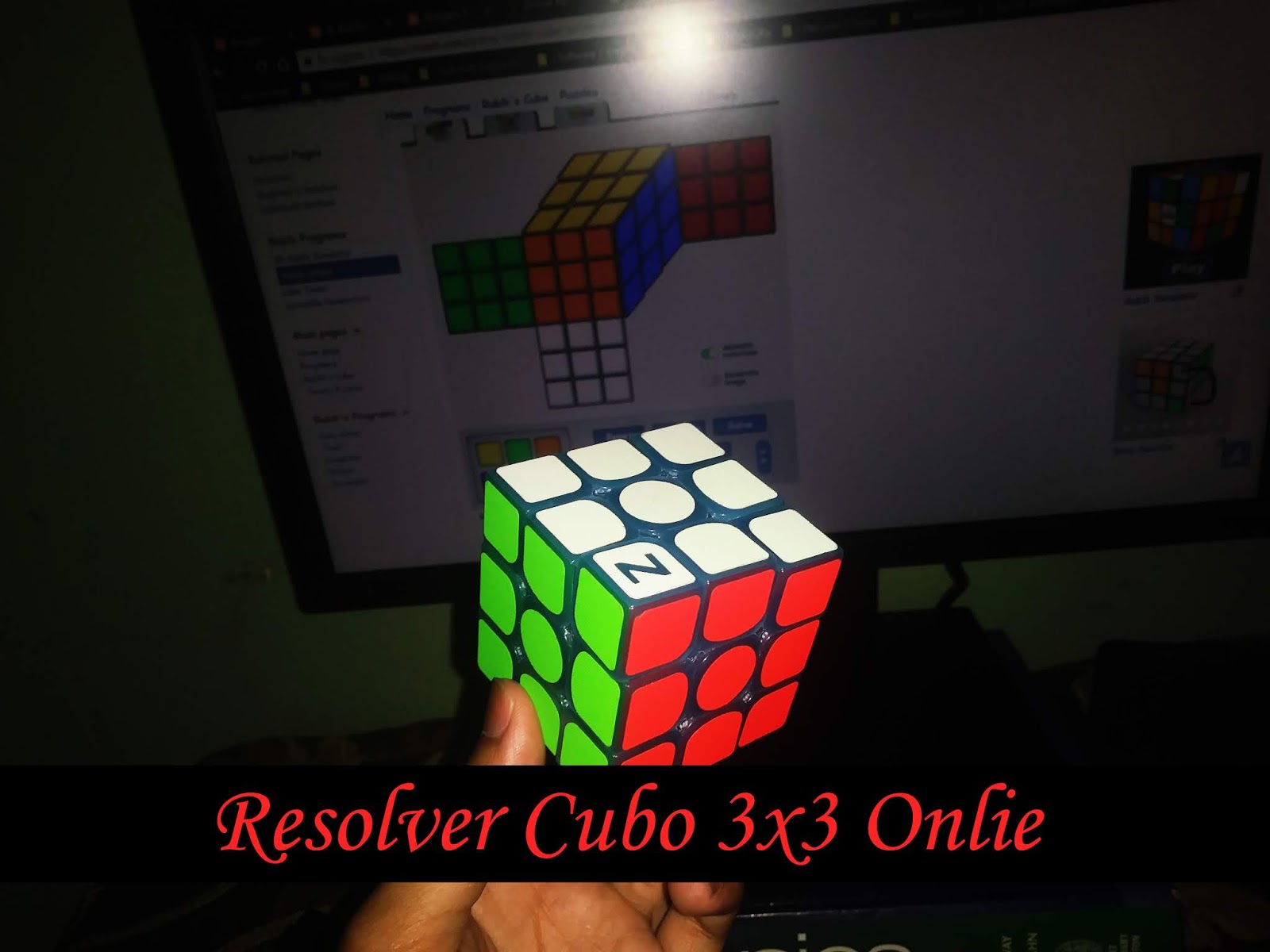 Como resolver tu cubo 3x3 Onlie
