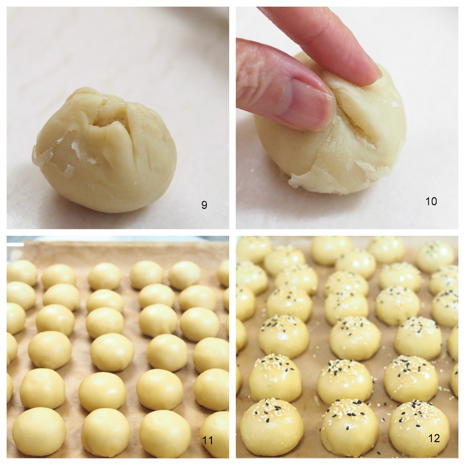 Tau Sar Piah (豆沙饼) - BAKE WITH PAWS