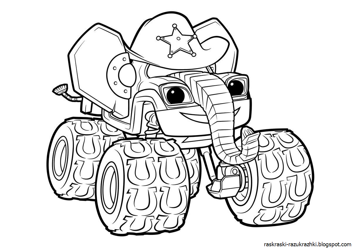 Раскраска Вспыш И Чудо